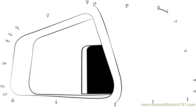 Kutyaház Design Dog House dot to dot printable worksheet - Connect The Dots