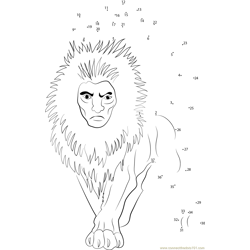 Mythical Creatures Mantícora dot to dot printable worksheet - Connect ...