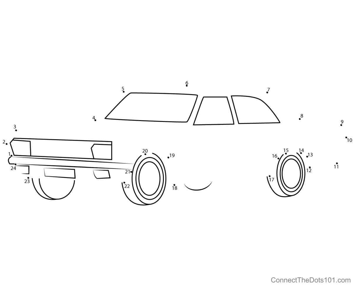 Adam Opel Automobile Formation dot to dot printable worksheet - Connect ...