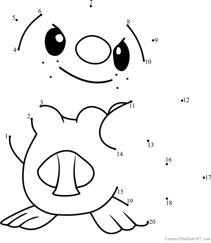 Dot To Dot Printables Pokemon