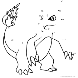 pokemon Connect The Dots printable worksheets