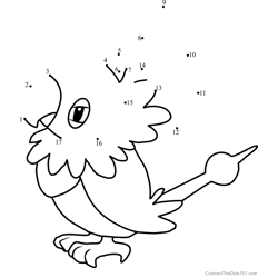 pokemon Connect The Dots printable worksheets