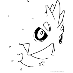 pokemon Connect The Dots printable worksheets