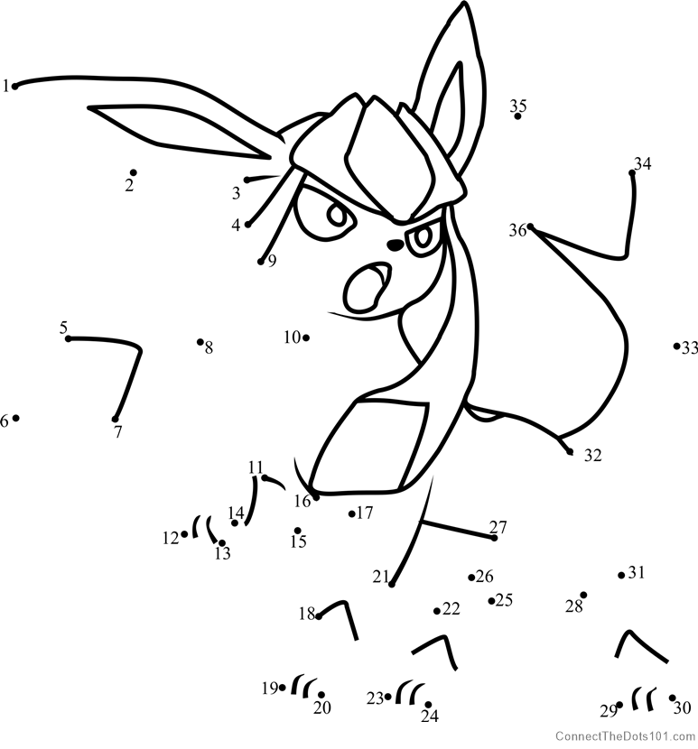 Pokemon Glaceon Dot To Dot Printable Worksheet Connect The Dots Pokemon Glaceon Dot To Dot Printable Worksheet Connect The Dots