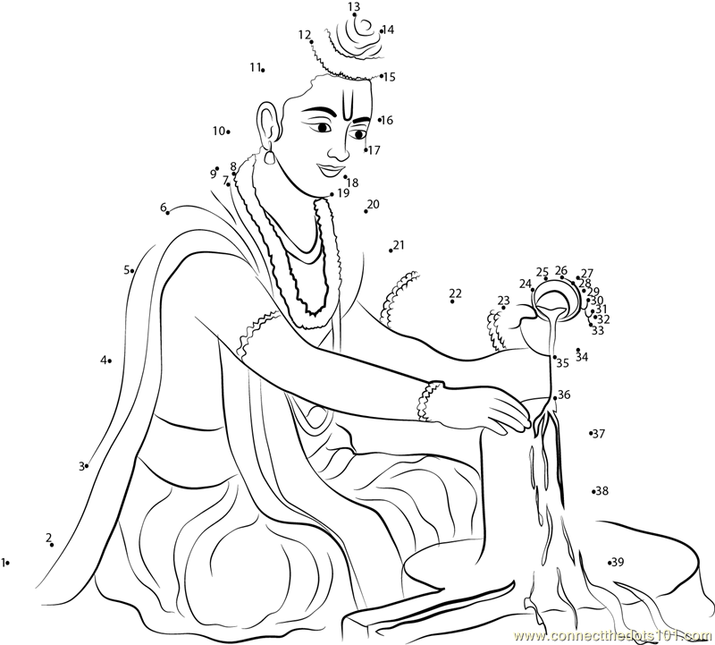 Rama With A Bow And Arrow Colouring Pages Page 3 Az Sketch Coloring Page